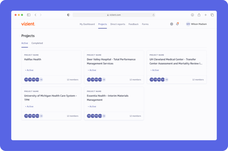 Vizient Feedback Forms – Simi Akinbode
